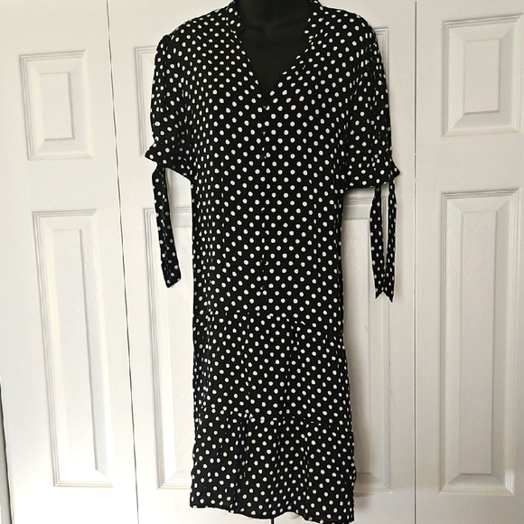 Mlle Gabrielle | Dresses | Mile Gabrielle Polka Dot Black And White ...